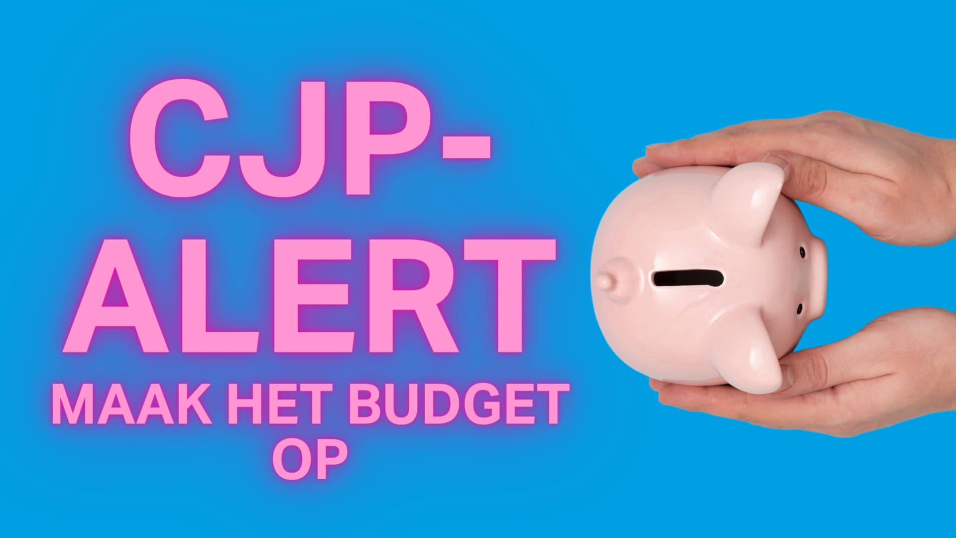 CJP-budget alert! Maak het op! - Blog - Op de eerste rij - Cultuureducatie